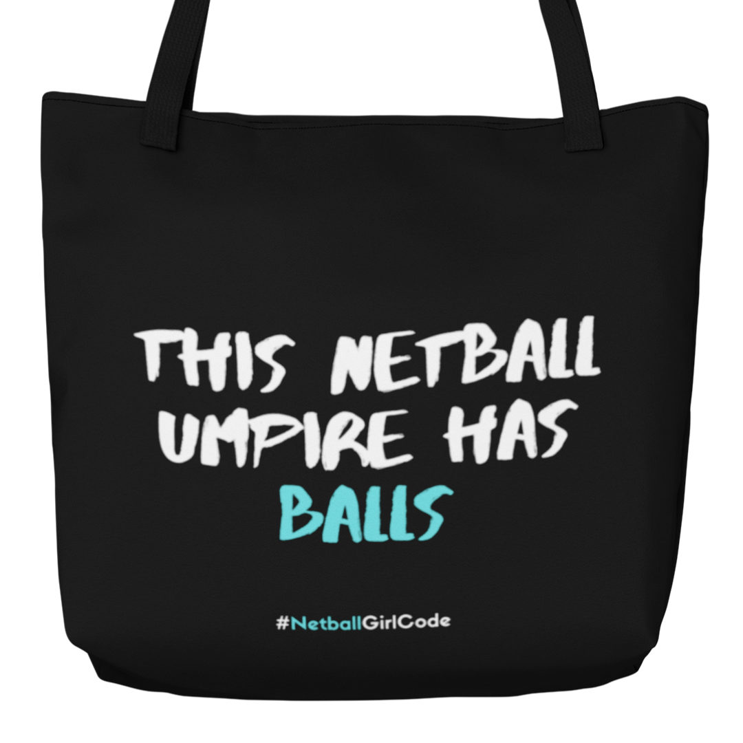 'Keep your Distance' Netball Shopping Tote Bag I Netball Gifts & Clothing