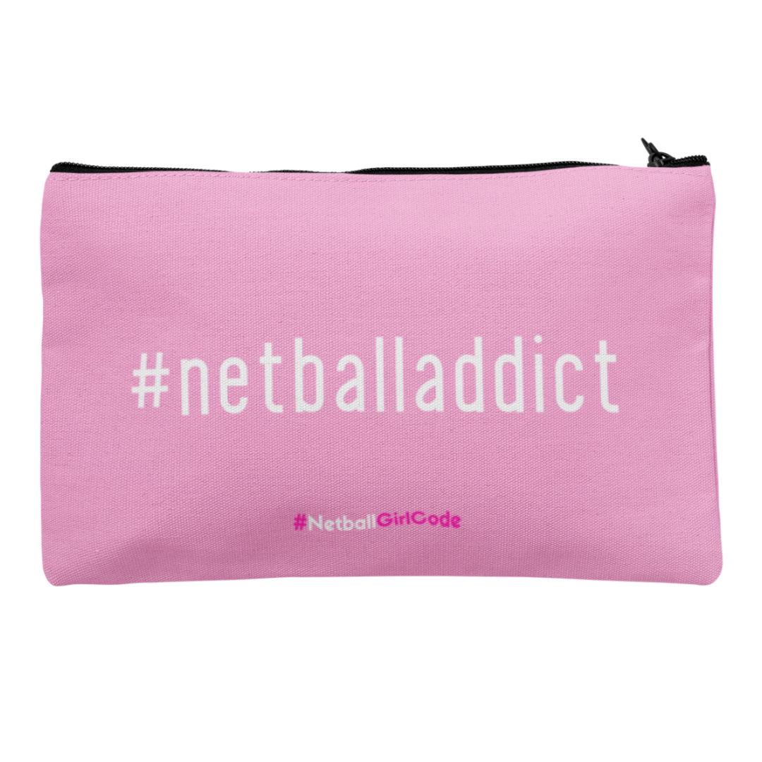 'Netball Addict' Accessories Bag I Netball Gifts & Clothing