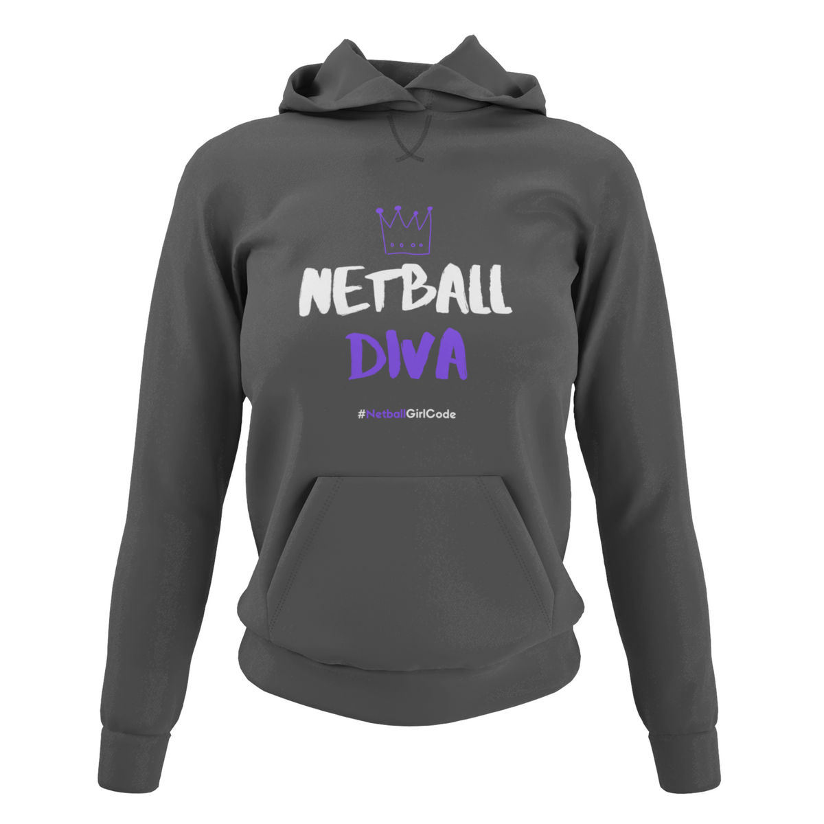 'Netball Diva' Hoodie for Women Girls I Netball Gifts & Clothing