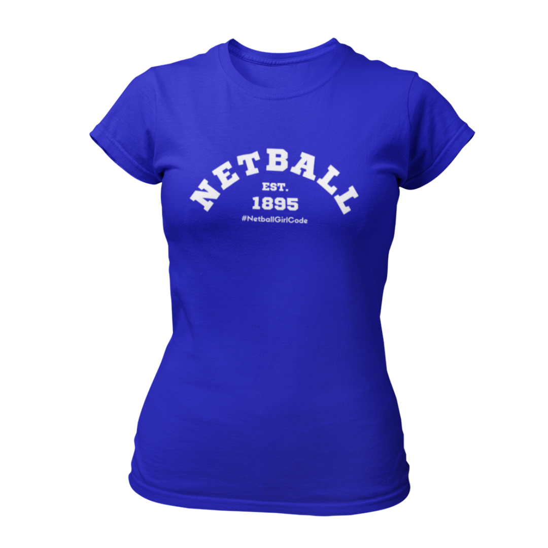 'Netball Varsity' Fitness Women's T-Shirt I Netball Gifts & Clothing